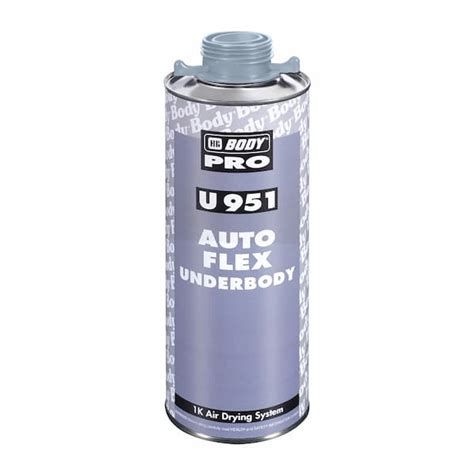 BODY U951 Autoflex Антикоррозийный состав (антигравий) 1л (Серый ...