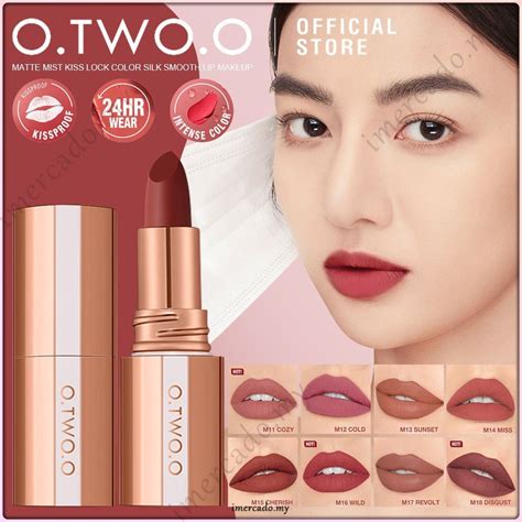 Cod Otwoo Kissproof Lipstick Matte Lip Gloss Liptint 24h Lasting
