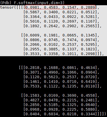 pytorch softmax x dim 参数dim的理解 知乎