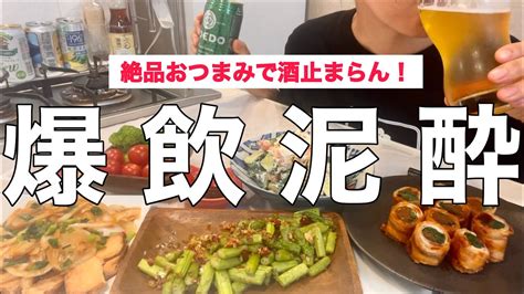 【晩酌】絶品おつまみつまみ食いしながらキッチン飲みしてたら泥酔してましたw Youtube