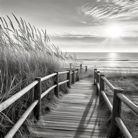 Premium Ai Image A Path Leading To The Water