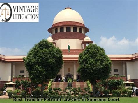 Best Transfer Petition Lawyer In Supreme Court — Vintage Litigation