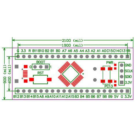 Jual Gd32e103c8t6 Core Board Replaces Stm32f103 Arm Minimum System D