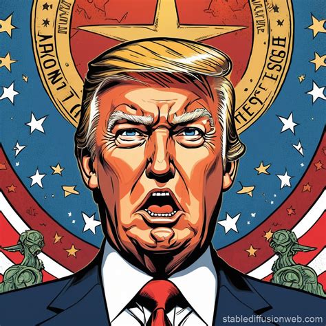 Donald Trump As Executing President From Fallout Stable Diffusion Online