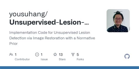 github yousuhang unsupervised lesion detection via image restoration