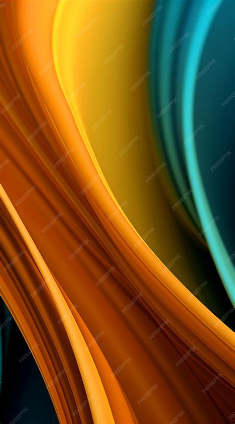 Premium Photo Abstract Dynamic Wavy Background Generative Ai