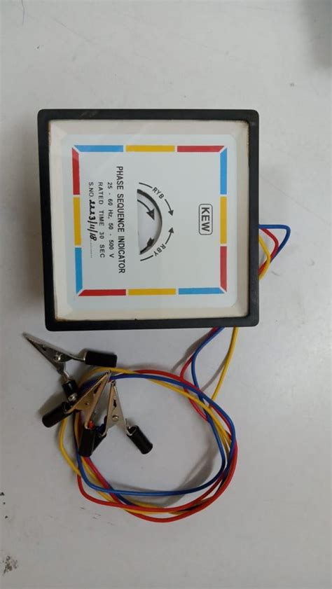 Phase Sequence Indicator Phase Rotation Meter Latest Price Manufacturers Suppliers