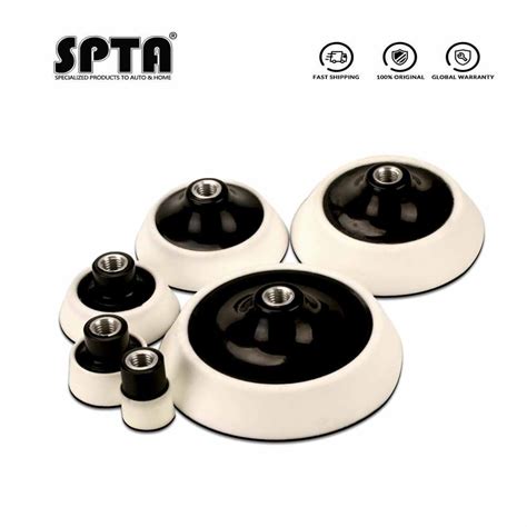 SPTA Backing Pad Backer Plate Hook Loop Sanding Pad For Sander Polishing