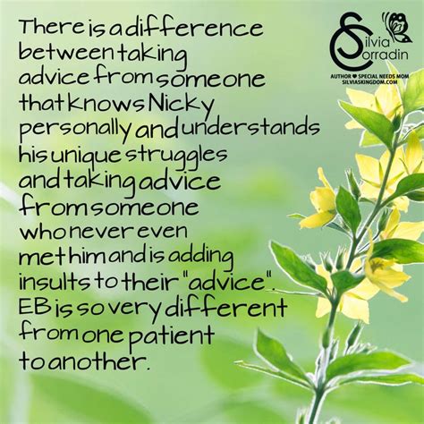 There Is A Difference Between Taking Advice From Someone That Knows