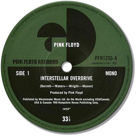 Pink Floyd Ilustrado 2017 Interstellar Overdrive Pink Floyd E P