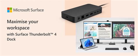 قیمت و خرید مایکروسافت سرفیس داک مدل Surface Thunderbolt 4 Dock آبیدر