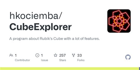 GitHub Hkociemba CubeExplorer A Program About Rubik S Cube With A Lot Of Features