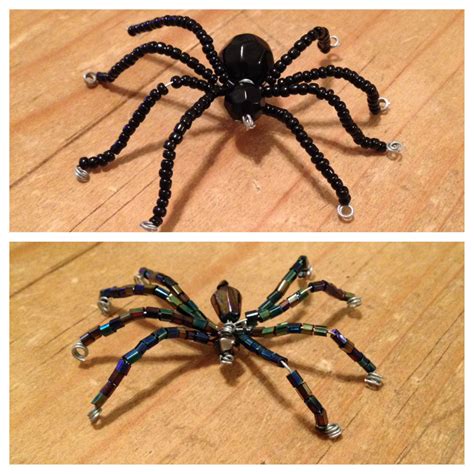 Beaded Spiders Beaded Spiders Camping Crafts Beaded