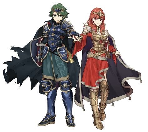 Celica And Alm Fire Emblem And 1 More Drawn By Ebinku Danbooru