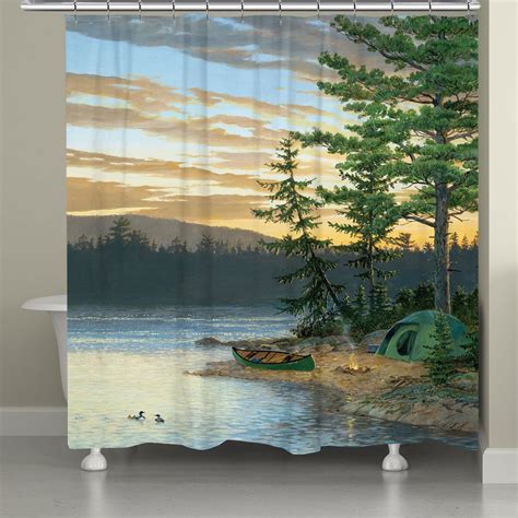 Summer Sunset Shower Curtain Custom Houston Wall
