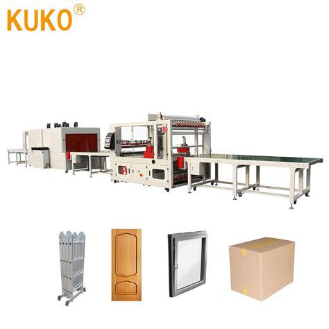 Automated Wood Door Shrinking Machine Door Packing Machine China Door