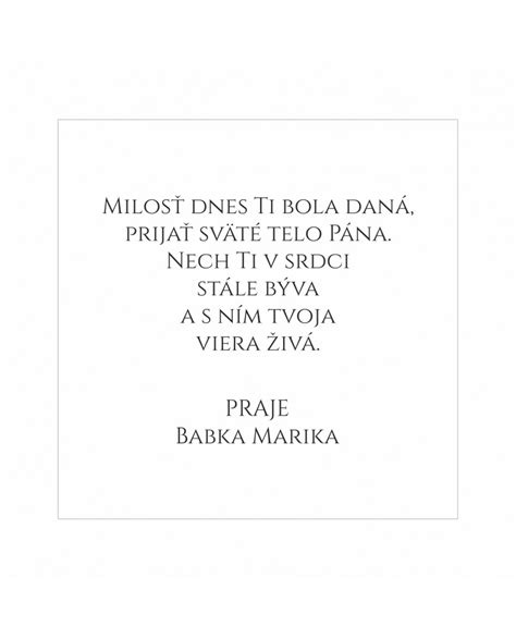 Darček Na Prvé Sväté Prijímanie Pre Chlapca