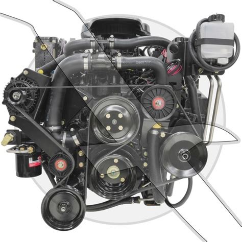 Mercruiser 350 MAG MPI Bravo Complete 5.7L 300hp Engine 8M0187360 | eBay