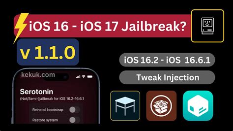 Serotonin V110 Is Now Out Support For Ios 160 1612 And 1661 For