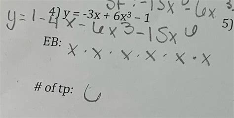 Solved Y1−44y−3x6x3−1 Eb X⋅6x−6x Oftp