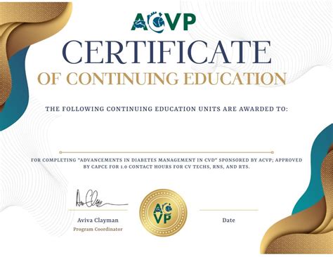 Advancement In Diabetes Certificate Acvp Online