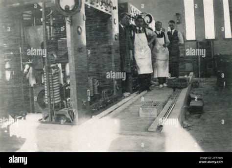 1930s Engineers Constructing Equipment In A Radio Transmitting Station