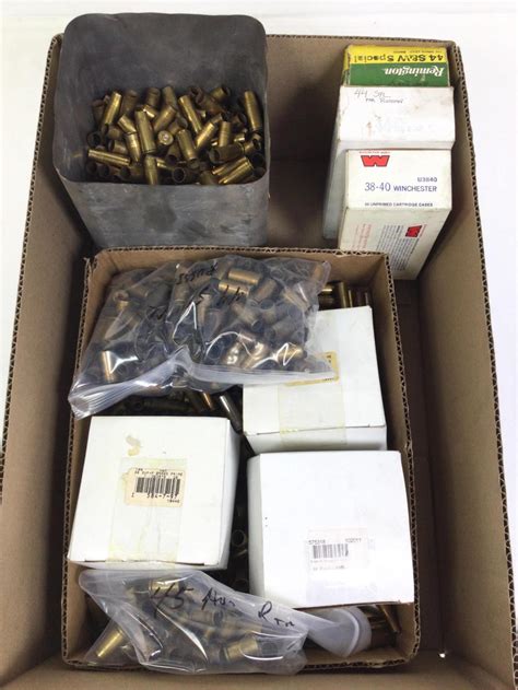 Lot Assorted Pistol Revolver Brass Casings
