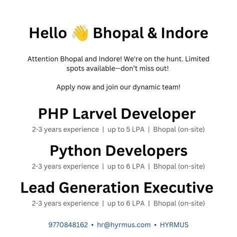 Deepak Gour On Linkedin Hiringnow Php Python Leadgeneration Bhopal