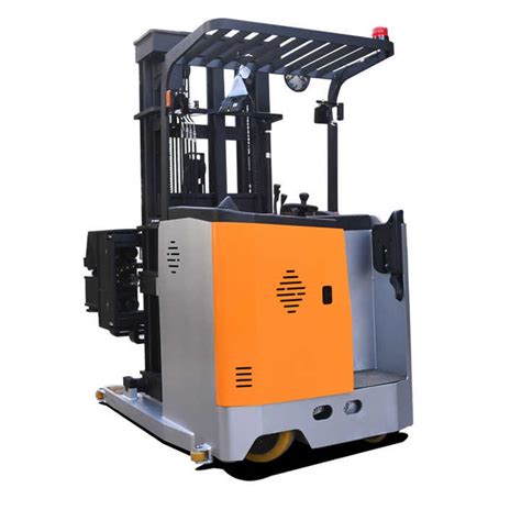 1 톤 1000kg 3 방향 Vna 스태커 5 미터 회전 포크와 트리플 마스트 3 방향 전기 지게차