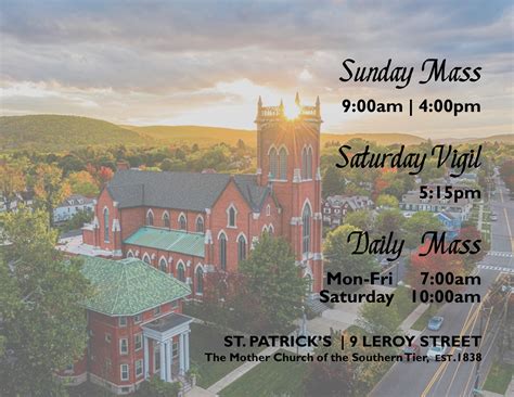 Public Masses Resume We Will Begin St Patricks Church