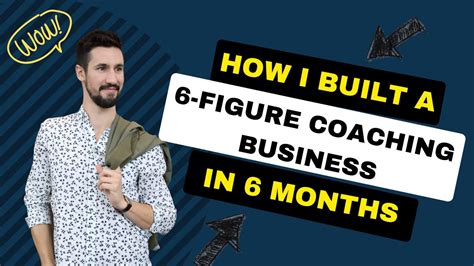 How I Built A 6 Figure Coaching Business In Only 6 Months Youtube