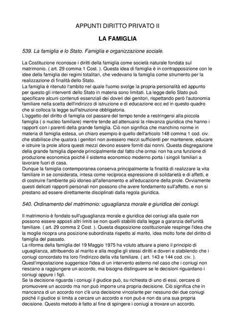 Appunti La Famiglia Trimarchi Docsity