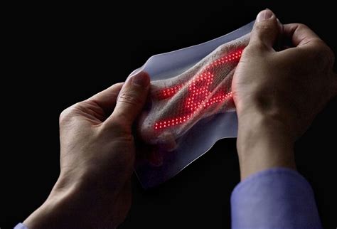 Japanese Researchers Develop Ultrathin Highly Elastic Skin Display
