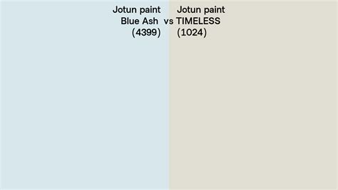 Jotun Paint Blue Ash Vs Timeless Side By Side Comparison