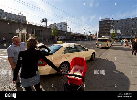 Everyday Life On Alexanderplatz In Berlin Germany Stock Photo Alamy