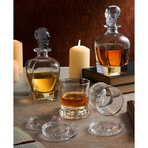 Skull Whiskey Decanter Godinger