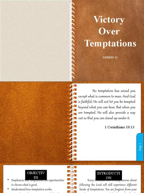 Victory Over Temptations Pdf Satan Armor Of God