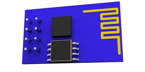 Esp8266 Esp01 3d Model 3d Printable Cgtrader
