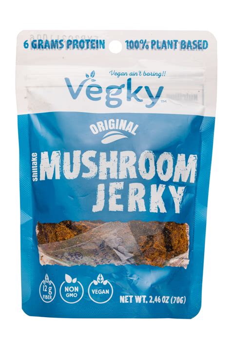 VEGKY Vegan Shiitake Mushroom Jerky NOSH