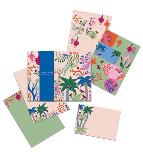 Starflower Writing Paper Set Monika Forsberg Postmuseum