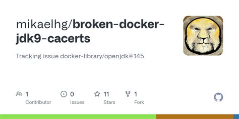 Github Mikaelhgbroken Docker Jdk9 Cacerts Tracking Issue Docker