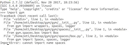 Cannot Import Name Spaces · Issue 838 · Openaigym · Github