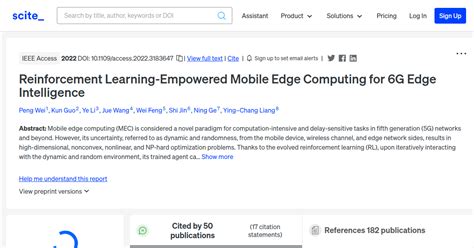 Reinforcement Learning Empowered Mobile Edge Computing For 6g Edge Intelligence