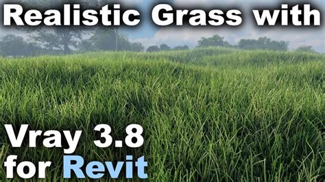 Realistic Grass Rendering With Vray For Revit Tutorial Revit Tutorial Realistic Tutorial