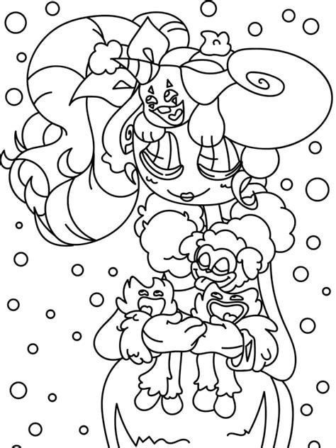 Omalovánky Poppy Playtime Color The Cuddles 🧸🎨