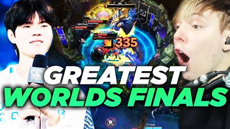 Ls The Greatest Worlds Finals In League History Drx Vs T Finals Youtube