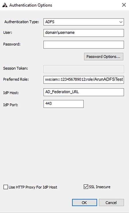 use an ad fs user and tableau to securely query data in aws lake