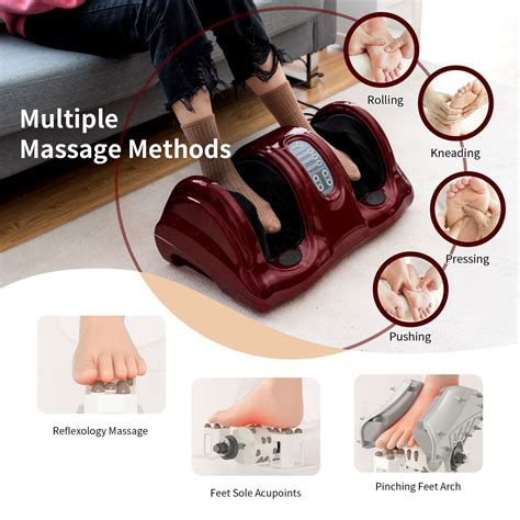 Best Buy Costway Shiatsu Foot Massager Kneading And Rolling Leg Calf