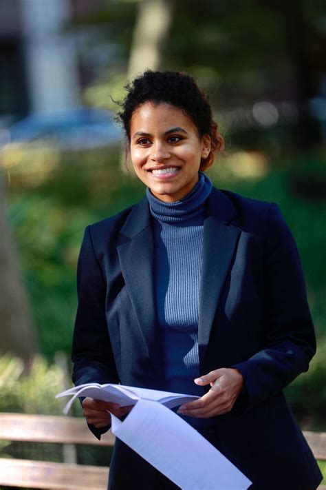 Zazie Beetz On The Set Of Steven Soderburghs Full Circle In New York
