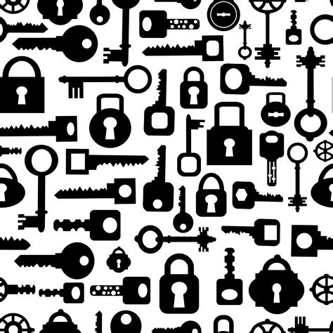 Key Seamless Lock 546849 Vector Art At Vecteezy